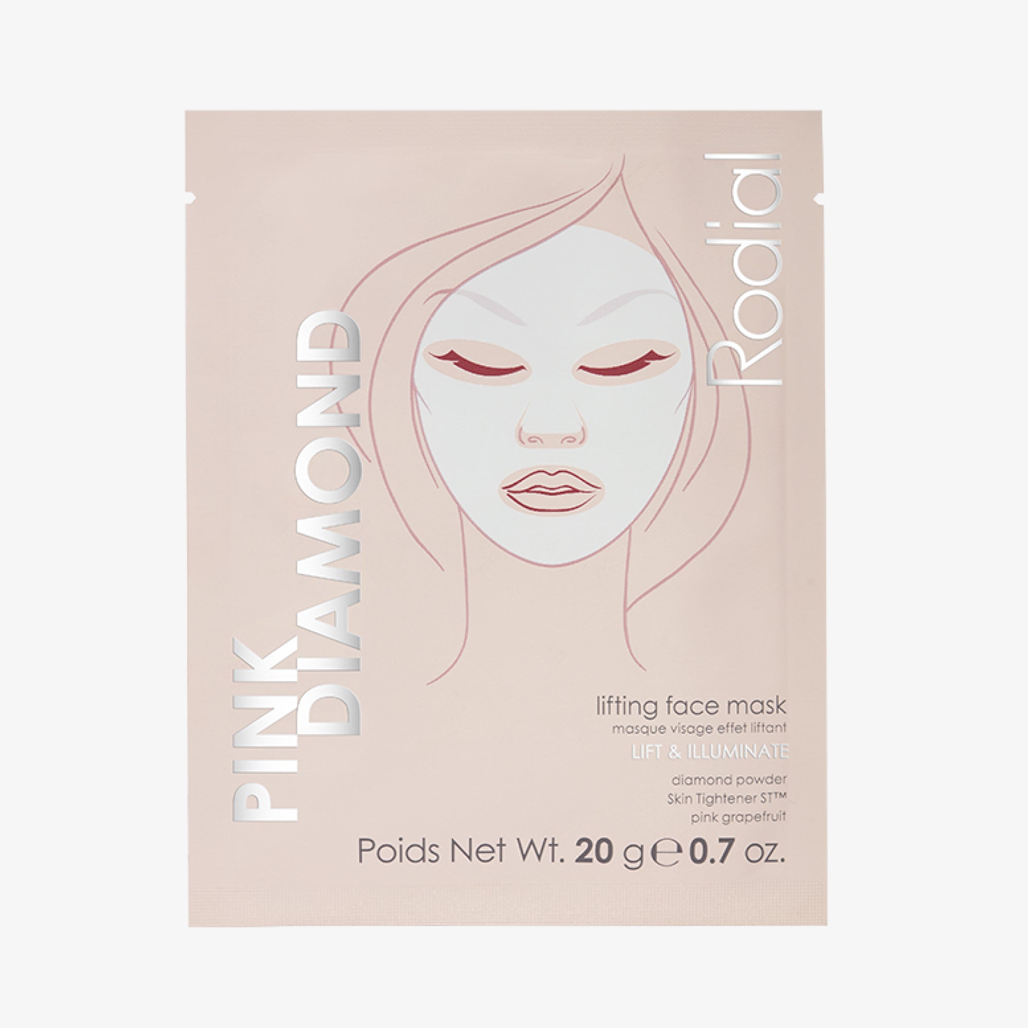 Pink Diamond Instant Lifting Face Masks | Skincare | Masks | Rodial